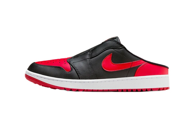 率先近賞 Air Jordan 1 Golf Mule 全新配色「Bred」 | Hypebeast