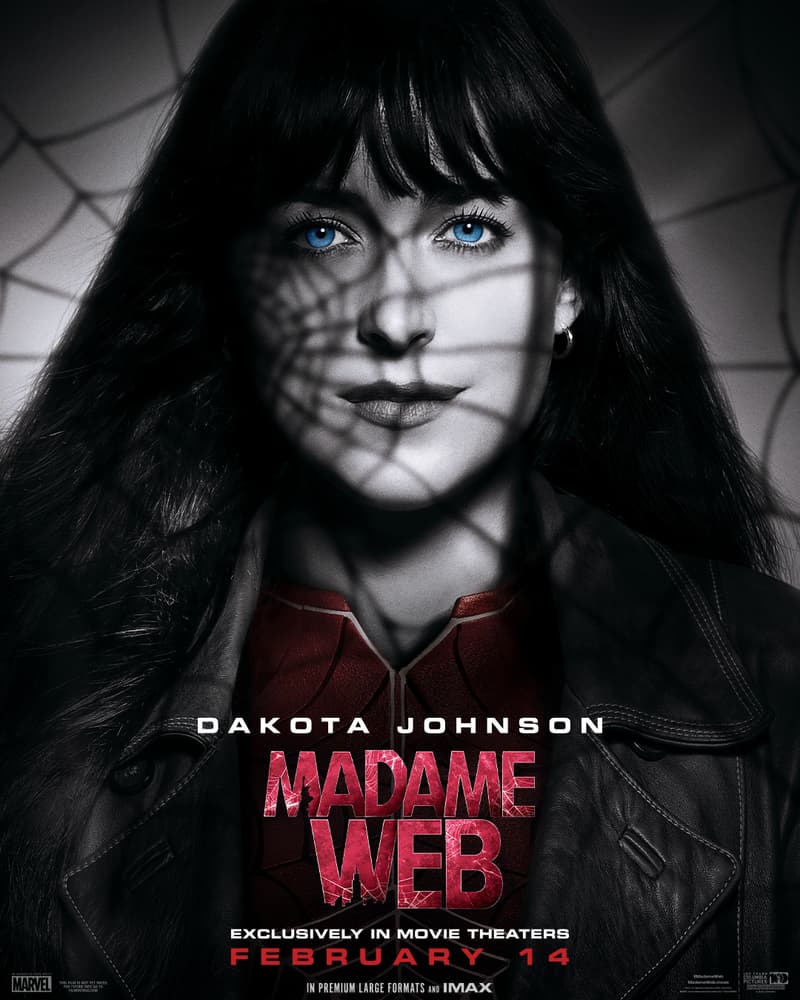 Dakota Johnson、Sydney Sweeney 主演《蜘蛛夫人》最新角色海報正式登場 | Hypebeast