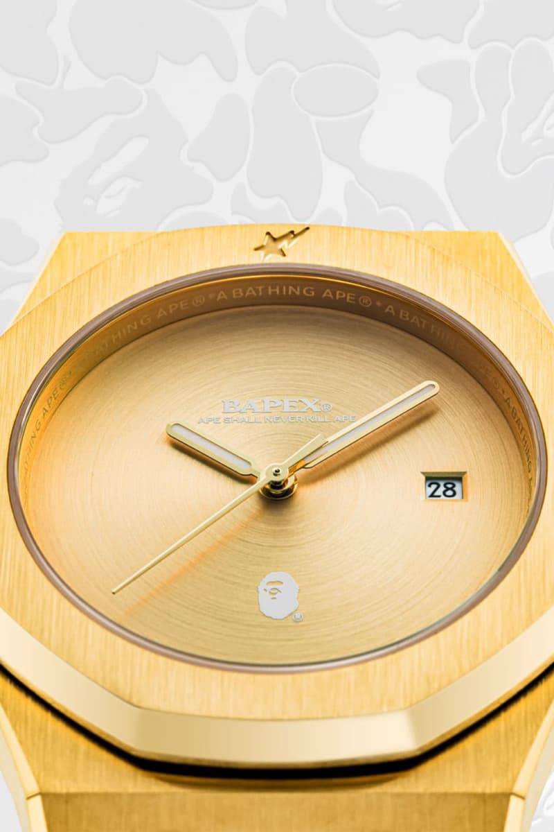 A BATHING APE®︎ 正式推出全新錶款型號 TYPE 9 BAPEX | Hypebeast