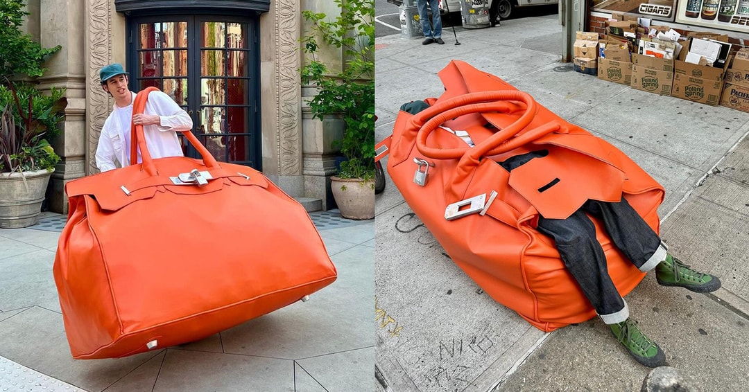 真的能背！創意人士 Trevor Gorji 製作「超巨大化」Birkin 包款 | Hypebeast