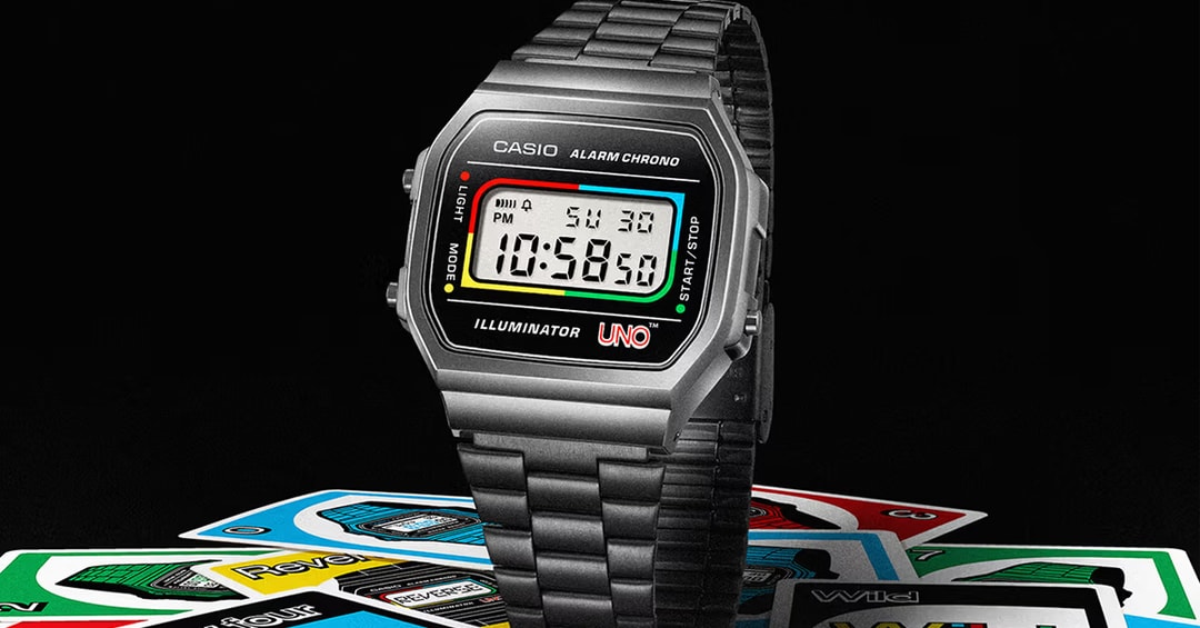 Casio 攜手 UNO 推出全新聯名錶款 | Hypebeast