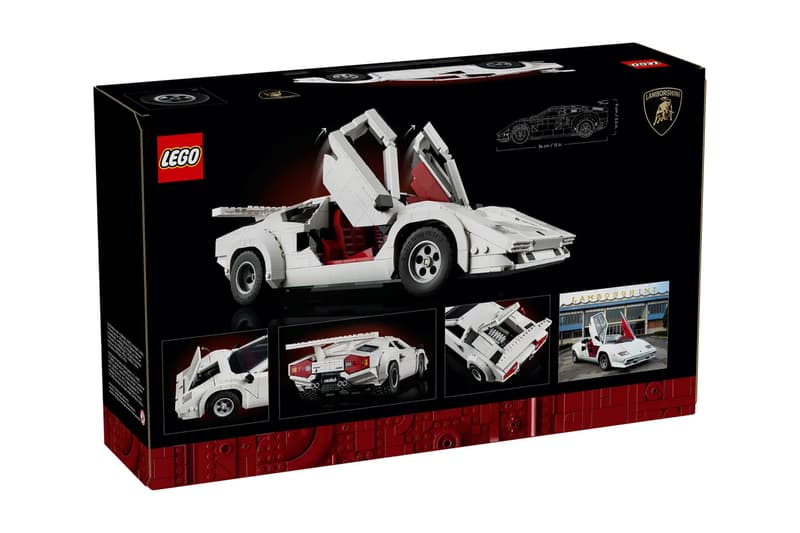 LEGO 推出經典車型 Lamborghini Countach 5000 Quattrovalvole 積木模型 | Hypebeast