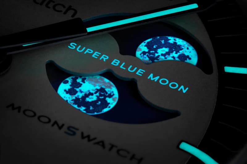 OMEGA x Swatch Bioceramic MoonSwatch 系列新作「MISSION TO THE SUPER BLUE MOONPHASE」登場 | Hypebeast