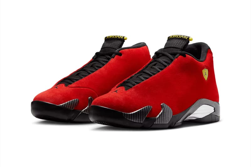 Air Jordan 14 最新配色「Ferrari」官方圖輯、發售情報正式公開 | Hypebeast