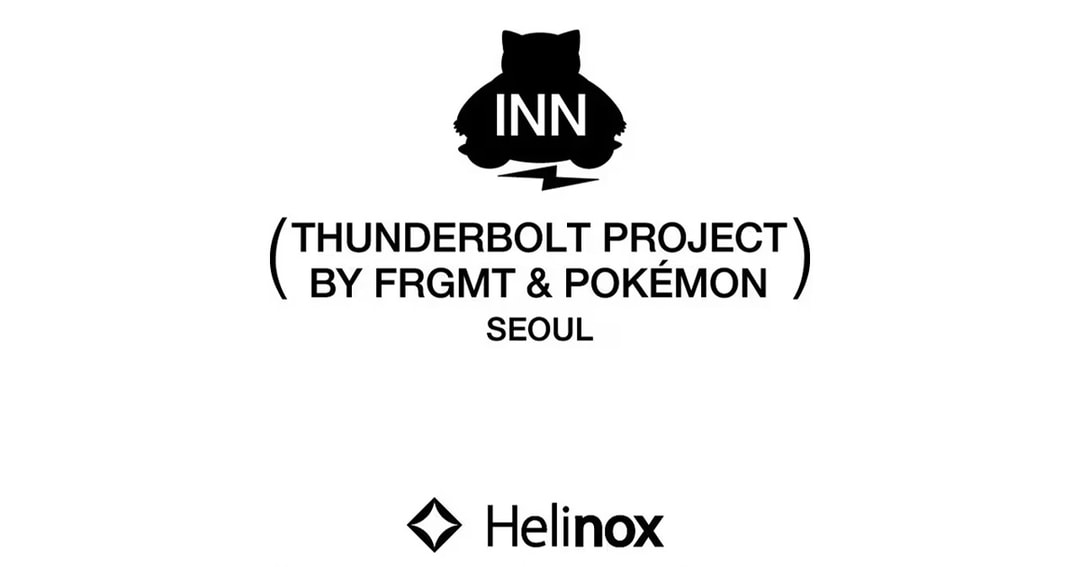 藤原浩主導 INN Thunderbolt Project By FRGMT & Pokémon 聯名飯店企劃即將登陸韓國 | Hypebeast