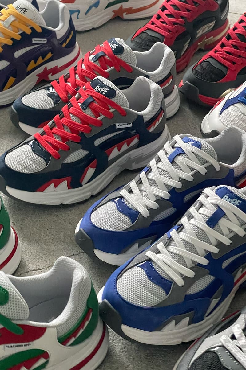 A BATHING APE 最新鞋款型號 SHARK STA 率先曝光 | Hypebeast
