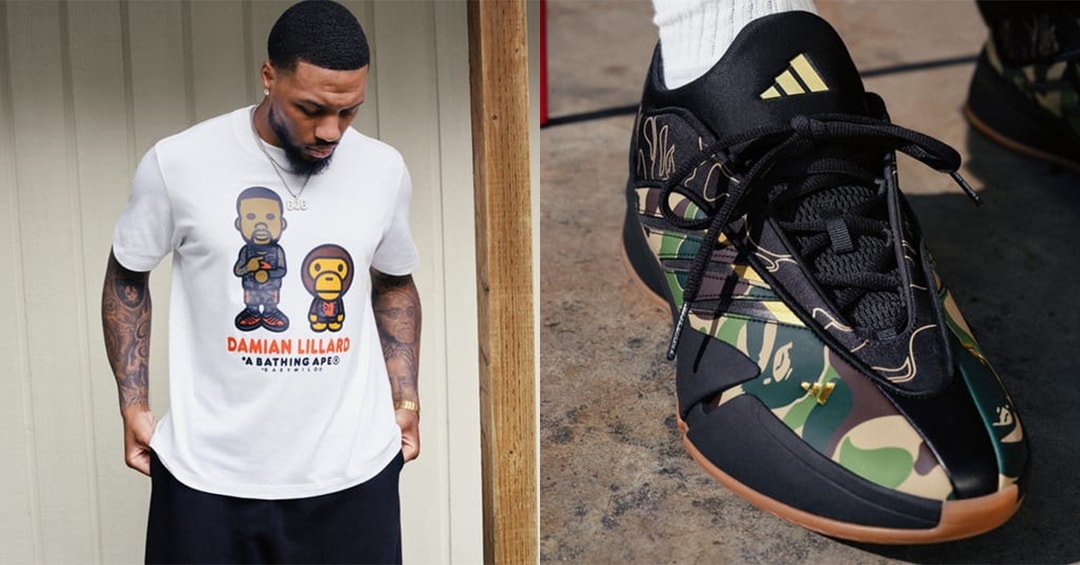 A BATHING APE®️ x Damian Lillard x adidas 全新聯乘系列正式登場 | Hypebeast