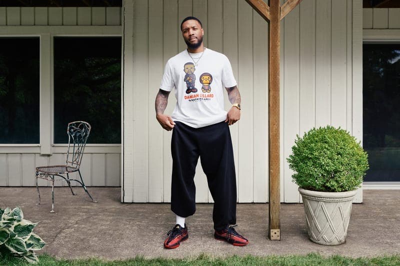 A BATHING APE®️ x Damian Lillard x adidas 全新聯乘系列正式登場 | Hypebeast