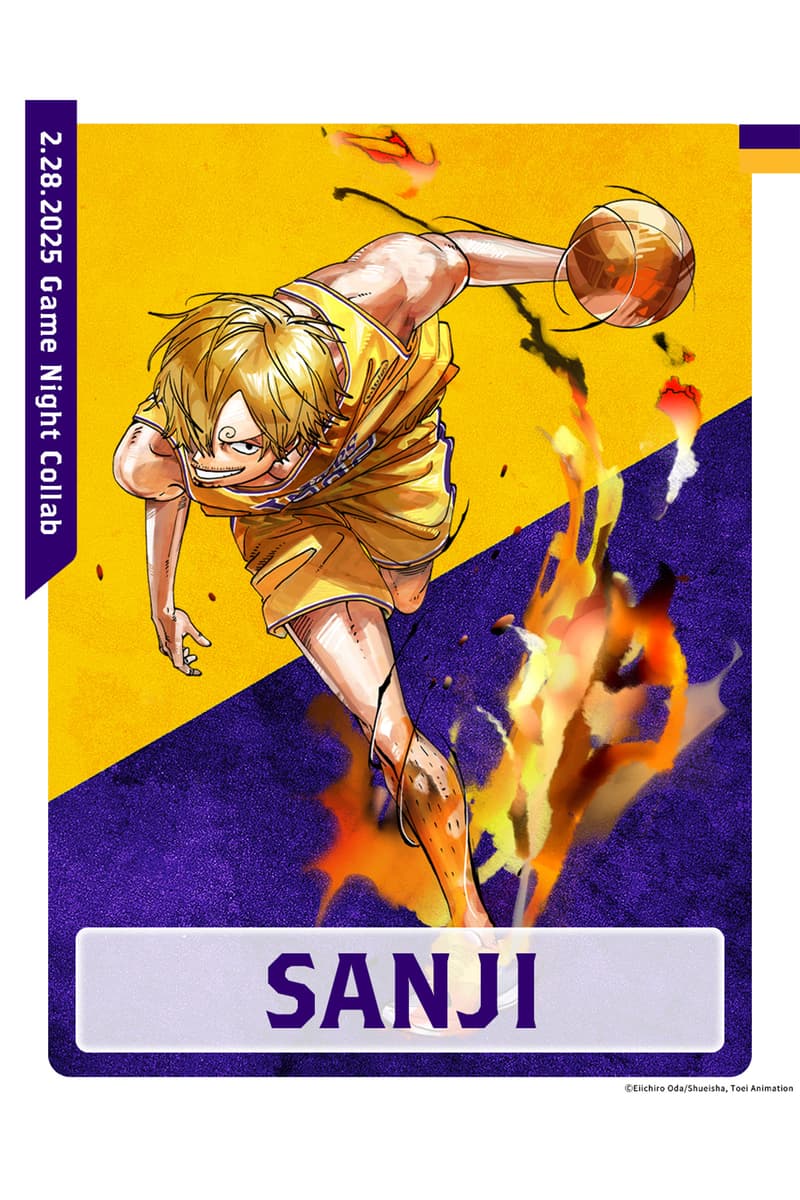Los Angeles Lakers x《ONE PIECE》最新跨界合作率先亮相 | Hypebeast