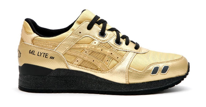 David Z. x Asics Gel Lyte III Solid Gold & Stainless Steel Collection ...