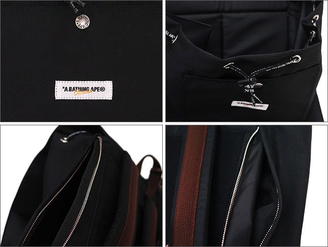 A Bathing Ape Leather STA Backpack | Hypebeast