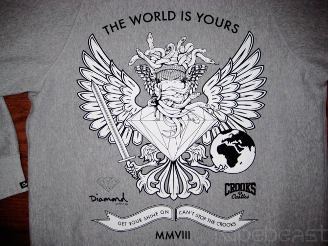 Crooks & Castles x Diamond Supply Co. Zip Hoodie | Hypebeast