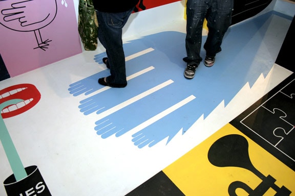 Two Lines Align Exhibition by Geoff McFetridge & Ed Fella | HYPEBEAST