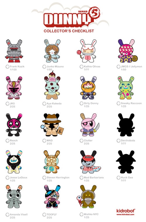 Kidrobot Dunny Series 5 Preview | Hypebeast