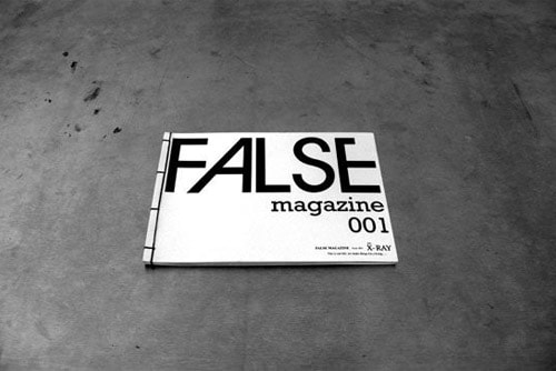 FALSE Magazine: Issue 001 "X-Ray" | Hypebeast