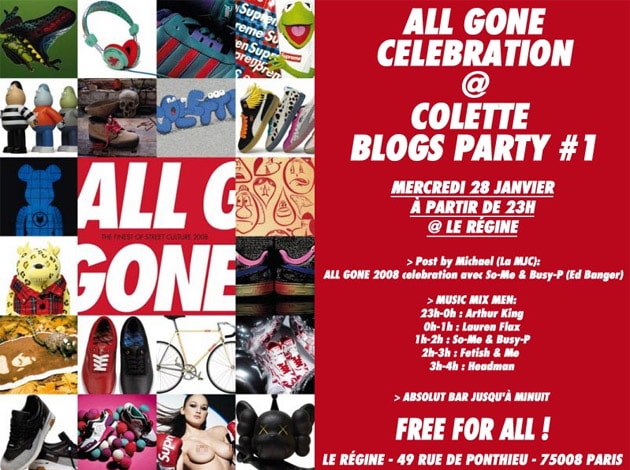 All Gone Launch Party with colette | Hypebeast