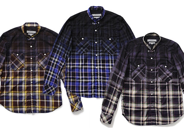 nonnative Half Dyed Twill Check Cowboy Shirt | Hypebeast
