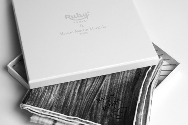 Maison Martin Margiela for Les Ateliers Ruby Helmet Twill Silk Scarf | Hypebeast