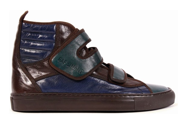 Raf Simons Leather Ankle Sneakers | Hypebeast