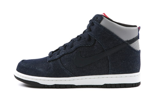 Nike Dunk High Premium Blue Denim | Hypebeast