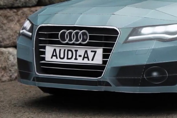 Taras Lesko "2012 Audi A7" Papercraft Model | Hypebeast