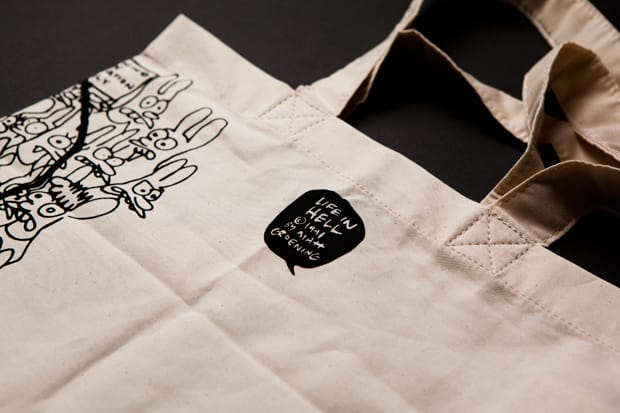 COMME des GARCONS x Matt Groening “Binky & Sheba PLAY” Tote Bag | Hypebeast