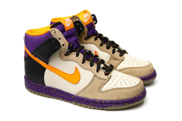 Nike Dunk High Beige/Purple/Orange | Hypebeast