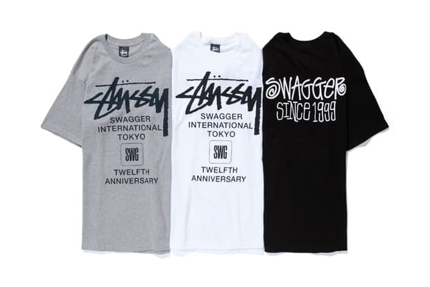 SWAGGER x Stussy 12th Anniversary "International" T-Shirt | HYPEBEAST