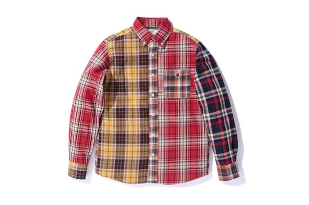 A Bathing Ape CRAZY FLANNEL BD SHIRT | Hypebeast