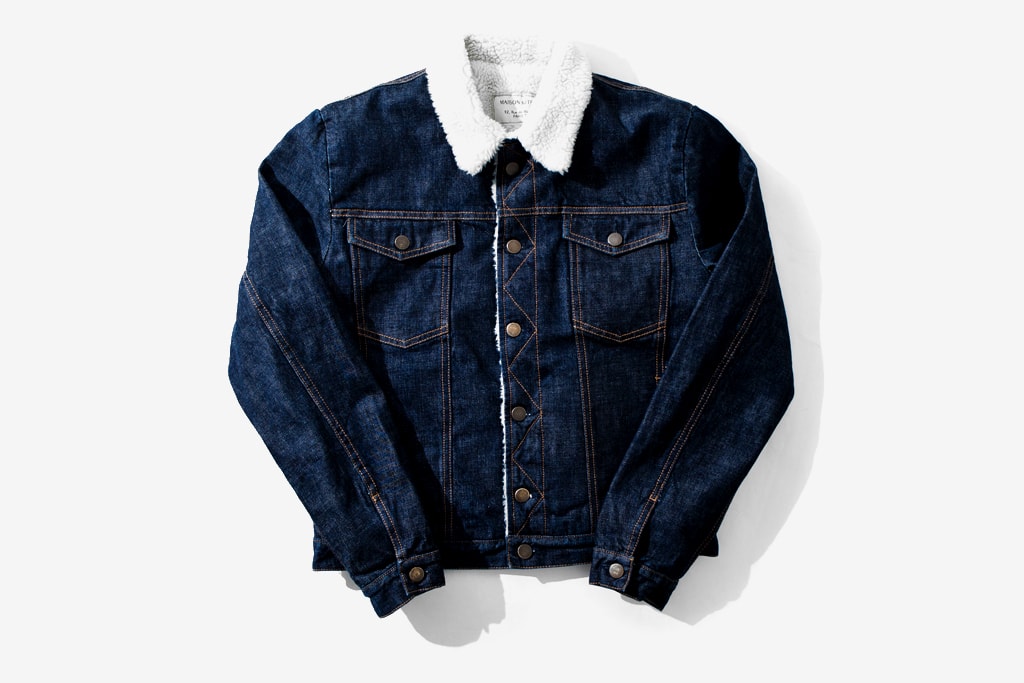 Kitsuné Shearling Denim Jacket | Hypebeast