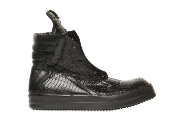 Rick Owens Watersnake Geobasket Sneaker | Hypebeast