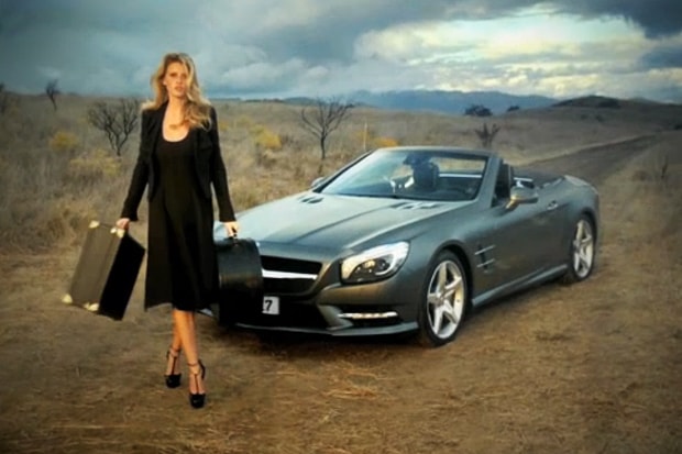2012 Mercedes-Benz SL Roadster x Lara Stone: American Fairytale | Hypebeast