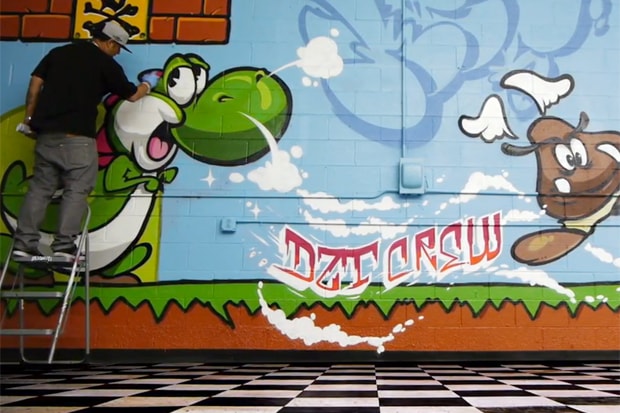 OG SLICK x CALE Super Mario Graffiti Video | Hypebeast