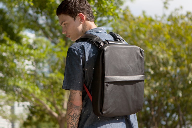 Côte&Ciel 2012 Coated Techno Canvas Flat Backpack | Hypebeast
