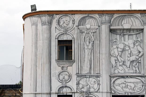 BLU's Latest Mural in Rome | Hypebeast