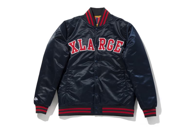 XLARGE x Majestic Reversible Baseball Jacket | HYPEBEAST
