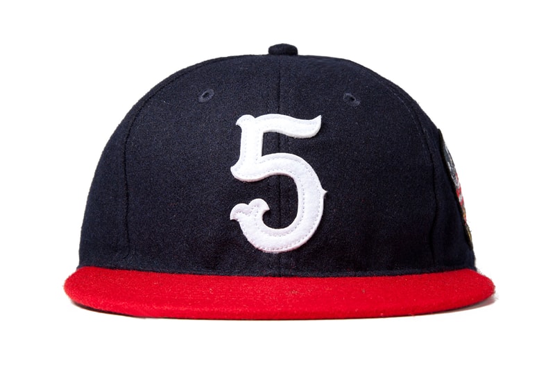 UNDFTD x Ebbets Field Flannels Navy No. 5 Cap | Hypebeast
