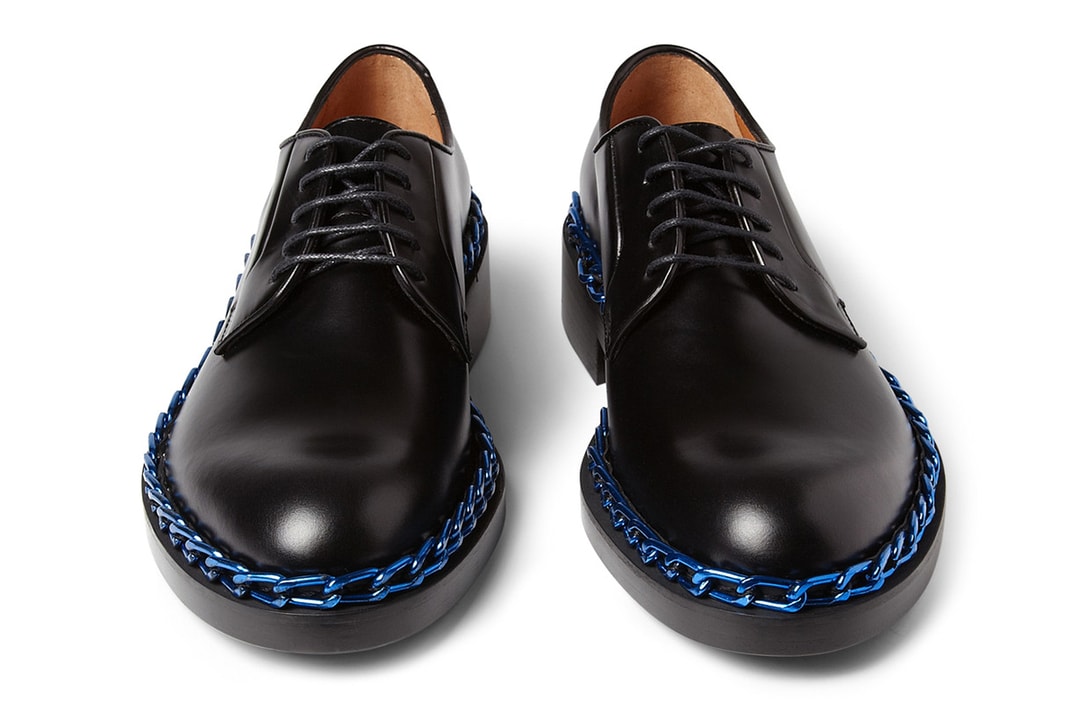 Raf Simons Chain-Trimmed Derby Shoes | Hypebeast