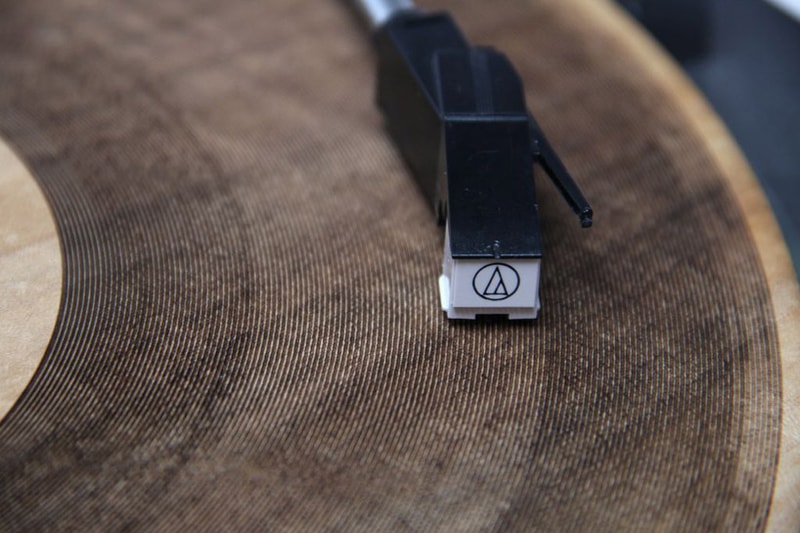 Laser-Cut Wooden Records by Amanda Ghassaei | Hypebeast