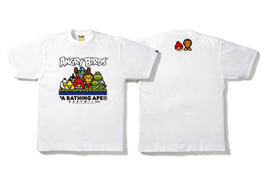Angry Birds x A Bathing Ape BABY MILO Tee | Hypebeast