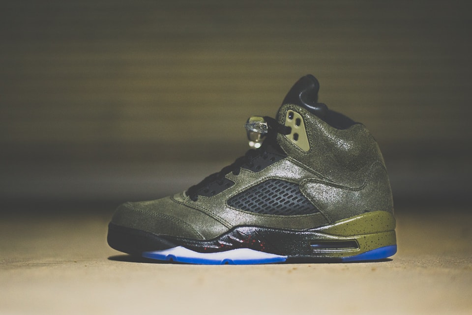 A Closer Look at the Air Jordan 5 Retro "Fear" | Hypebeast