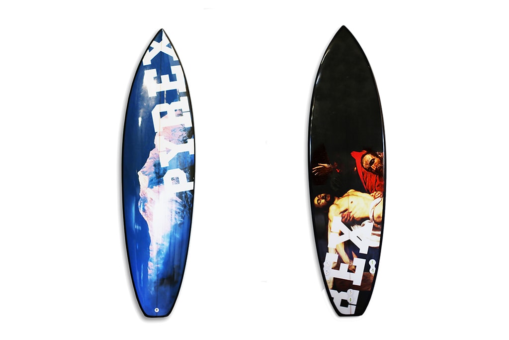 Fruition x Off White x PYREX Surfboards | Hypebeast