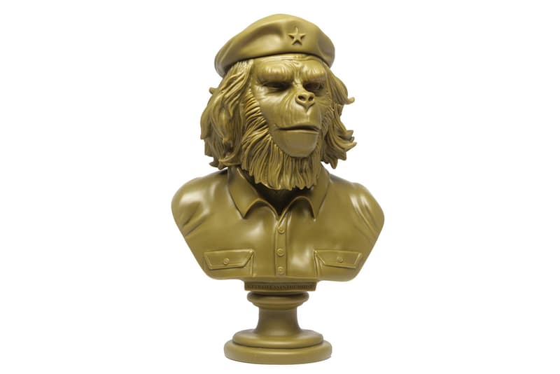SSUR x 3DRetro 12" Rebel Ape Bust Sculpture | Hypebeast