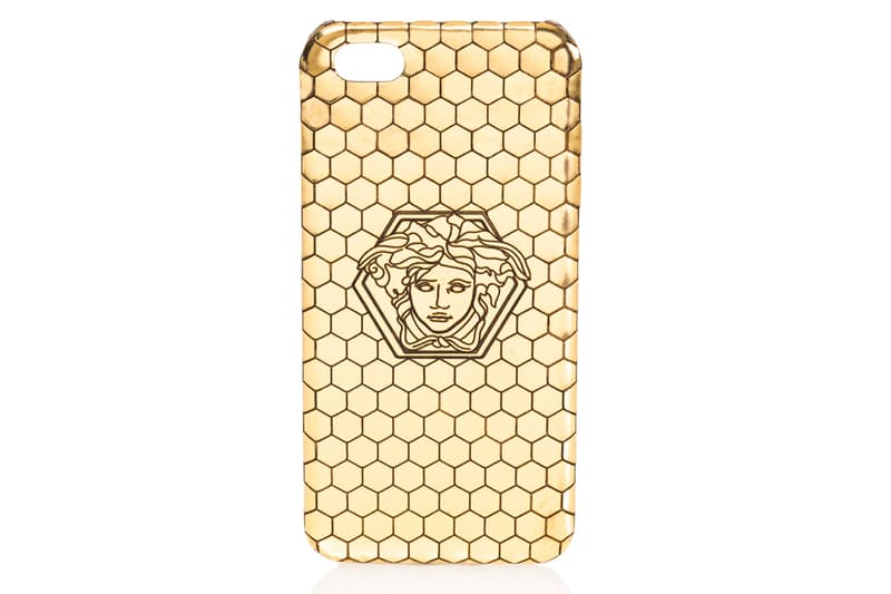 Versace x Haas Brothers Gold iPhone Case | Hypebeast