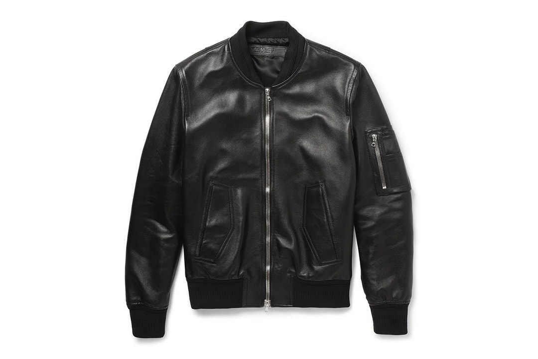 Neil Barrett Leather Bomber Jacket | Hypebeast