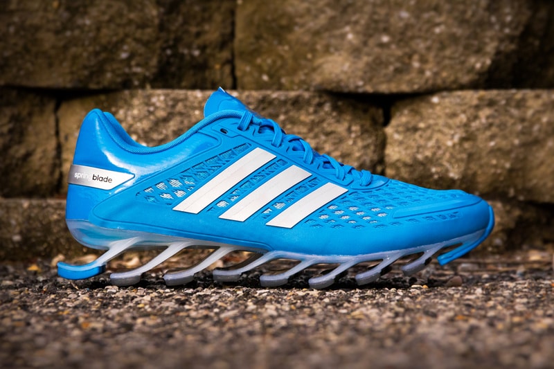 adidas Springblade Razor Solid Blue & Black/Silver/Red | Hypebeast