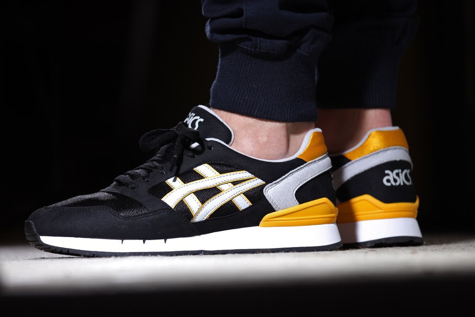 ASICS Gel Atlantis Black/Soft Grey/Yellow | Hypebeast