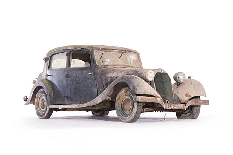 Roger Baillon Collection of Cars Found in Barn Now Up for Auction ...