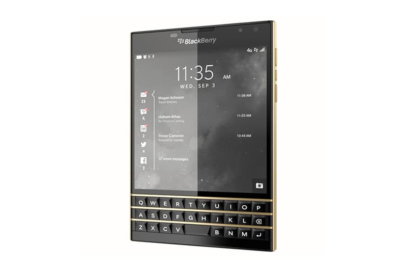 BlackBerry Passport "Black and Gold" Limited Edition | Hypebeast