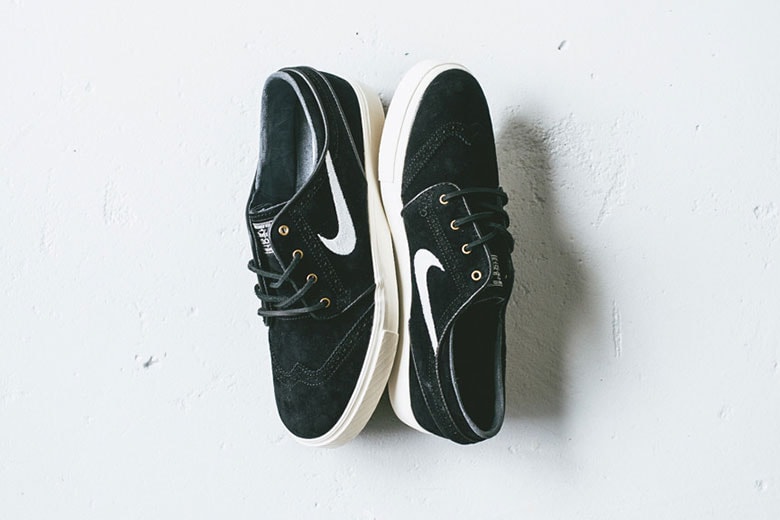 Nike SB Zoom Stefan Janoski "Black & Gold Wingtip" | Hypebeast